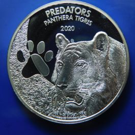Congo Democratic Republic 20 Francs 2020 Tiger (Panthera tigris)